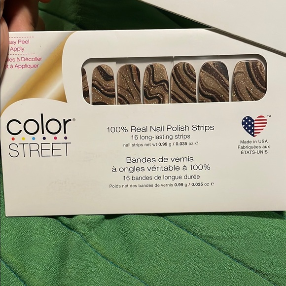 Color Street | Makeup | Color Street Sorry Not Quarry Brown And Gold ...
